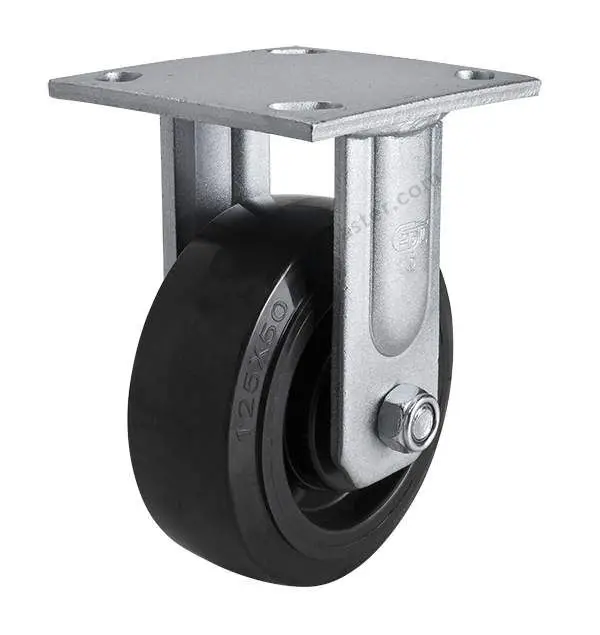 1PC EDL Heavy Duty 5 Inch Casters Wheels 350Kg Polyurethane PU Wheels ...