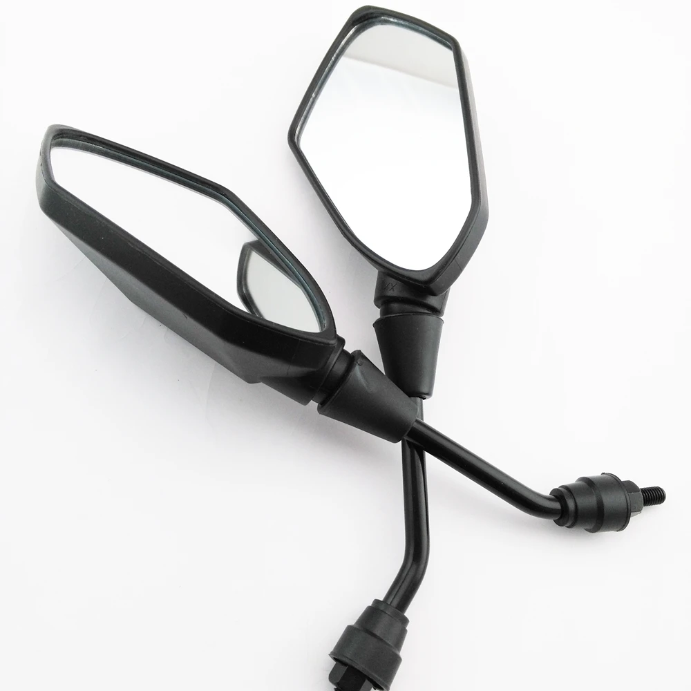 Custom-Black-Universal-10mm-8mm-motorbike-rear-view-mirror-for-yamaha ...
