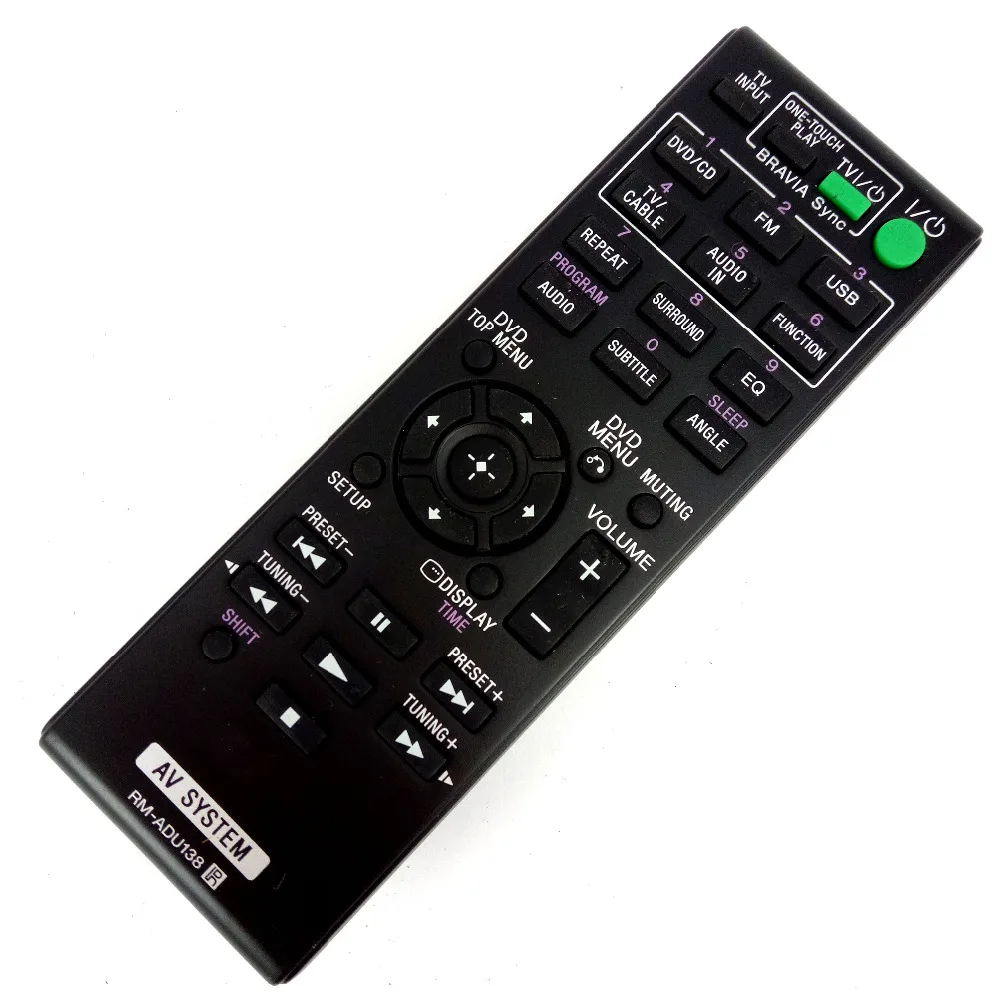 New For Sony Av System Remote Control Rm-adu138 For Dav-tz140 Hbd-tz140 ...