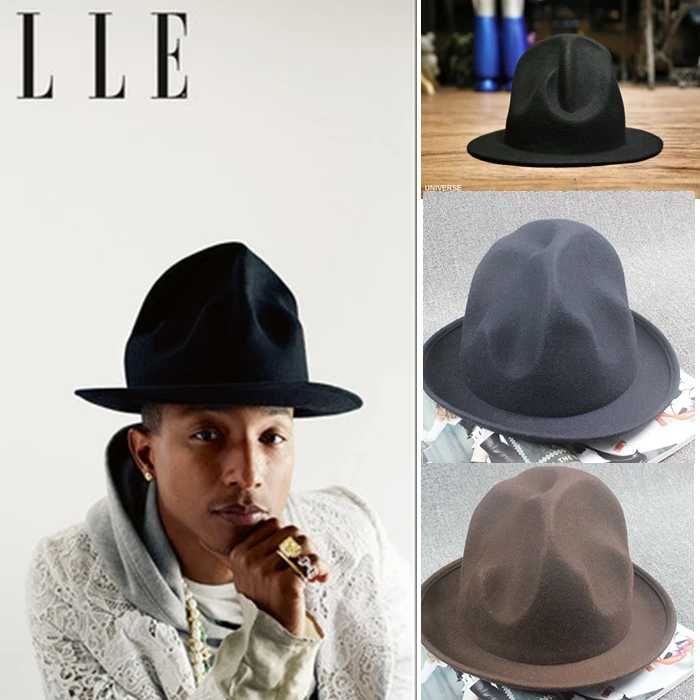 Chapeau Fedora Noir Pharrell Williams