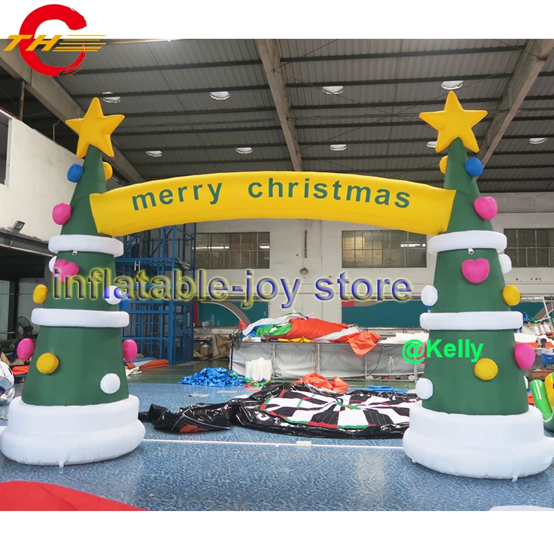 Free Shipping 4x4m Christmas Inflatable Archway Cheap Inflatable