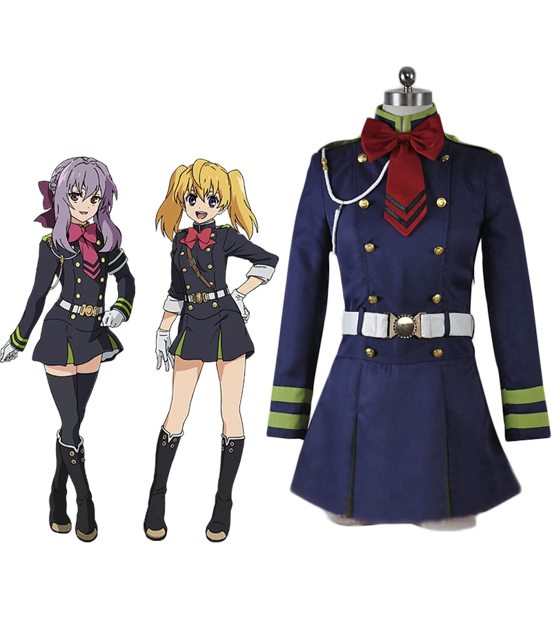 Seraph Of The End Mitsuba Sangu Shinoa Hiragi Cosplay Costume ...