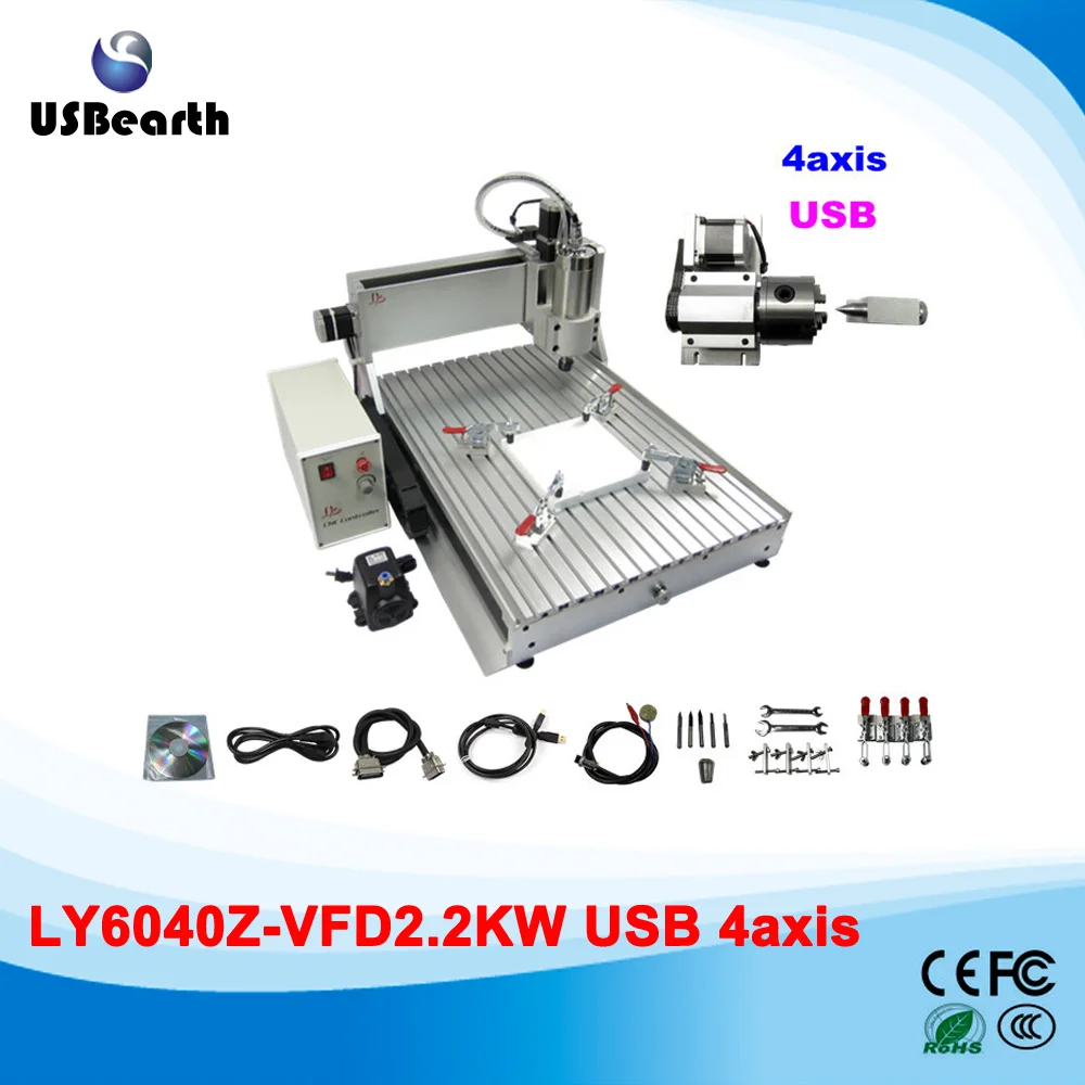 Best wood acrylic stone metal engraving small cnc router 6040 with usb ...