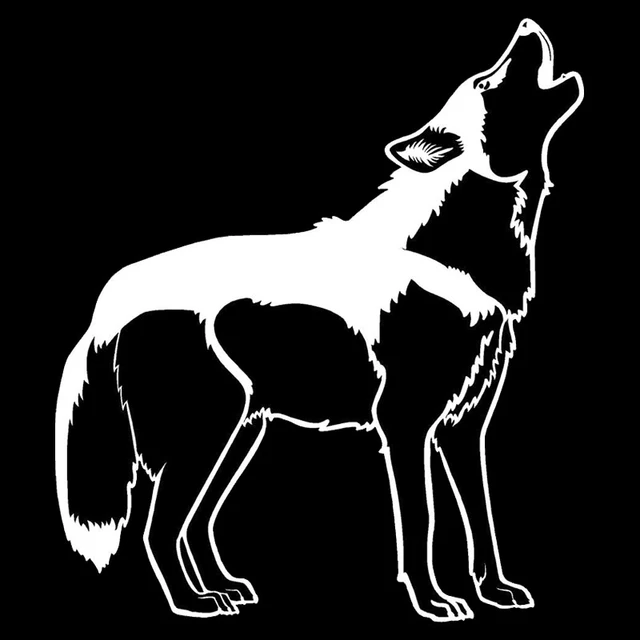 Husky Howling Outline