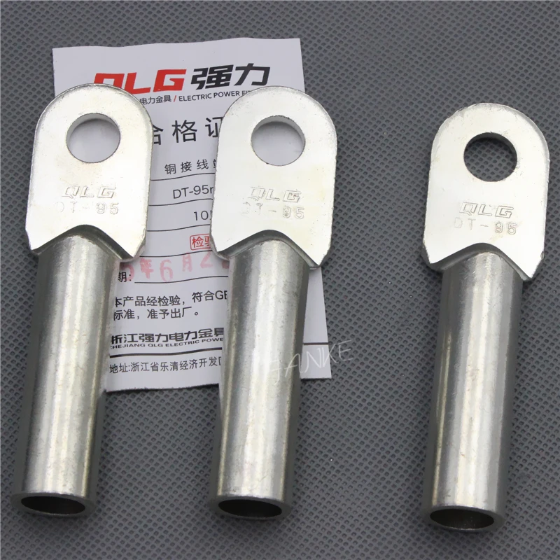 1piece DT 95 95mm2 Cable Terminal Connector Copper Lug Coated tin Tone ...