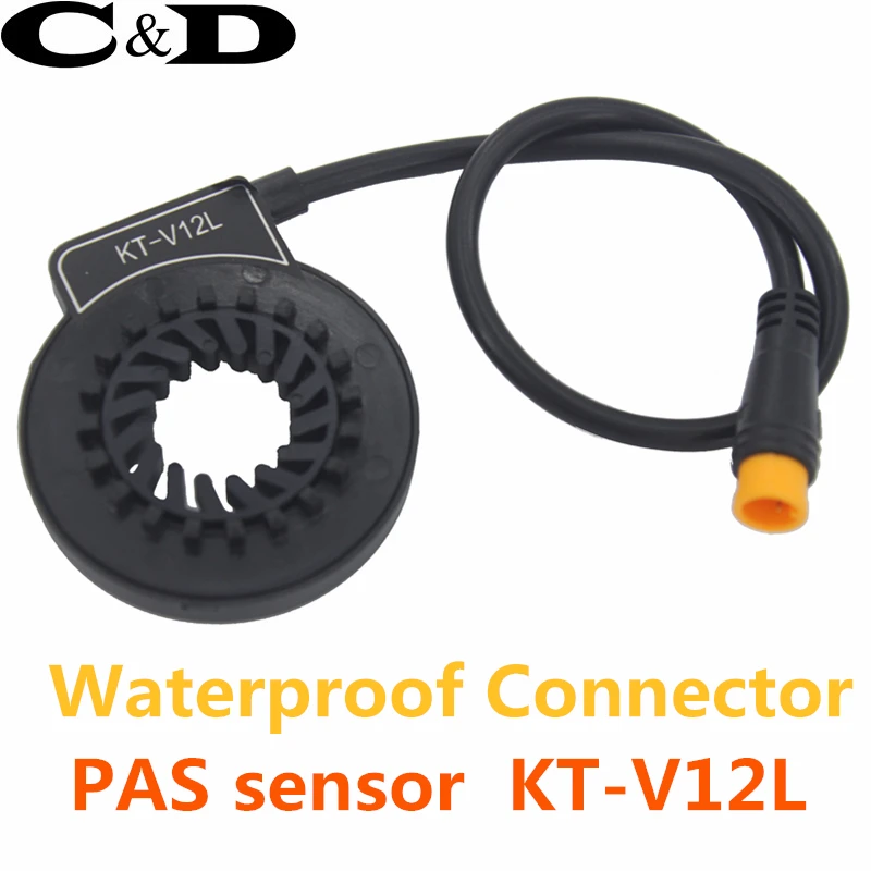 Waterproof connector Plug PAS Pedal Assist Sensor KT V12L 6 Magnets ...