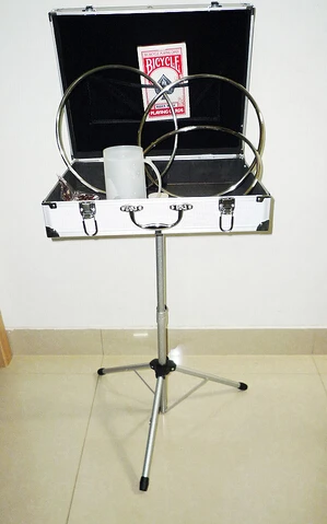 Carrying Case & Mak Table Base (silver,45*35*10.5cm) Magic Tricks ...