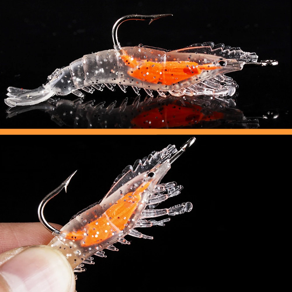 Fishing Squid Lure Soft Bait | Shrimp Lure Squid Jig Lures - 3pcs/lot ...