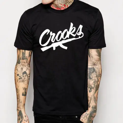 Crooks and Castle camiseta para hombre talla negra S a 3XL Tops venta ...