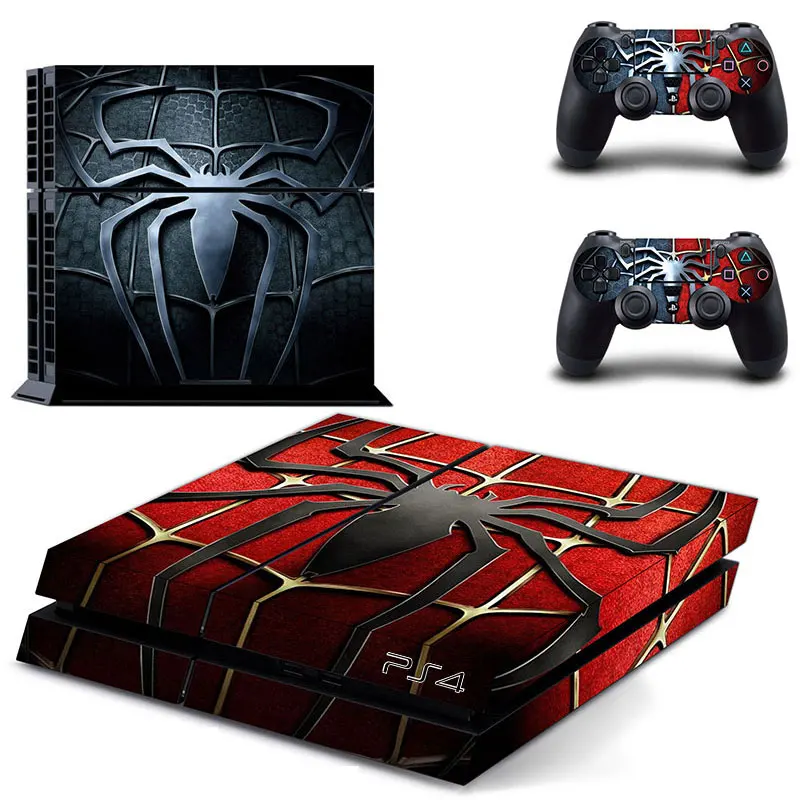 The Avengers Spiderman PS4 Skin Sticker - ConsoleSkins.co