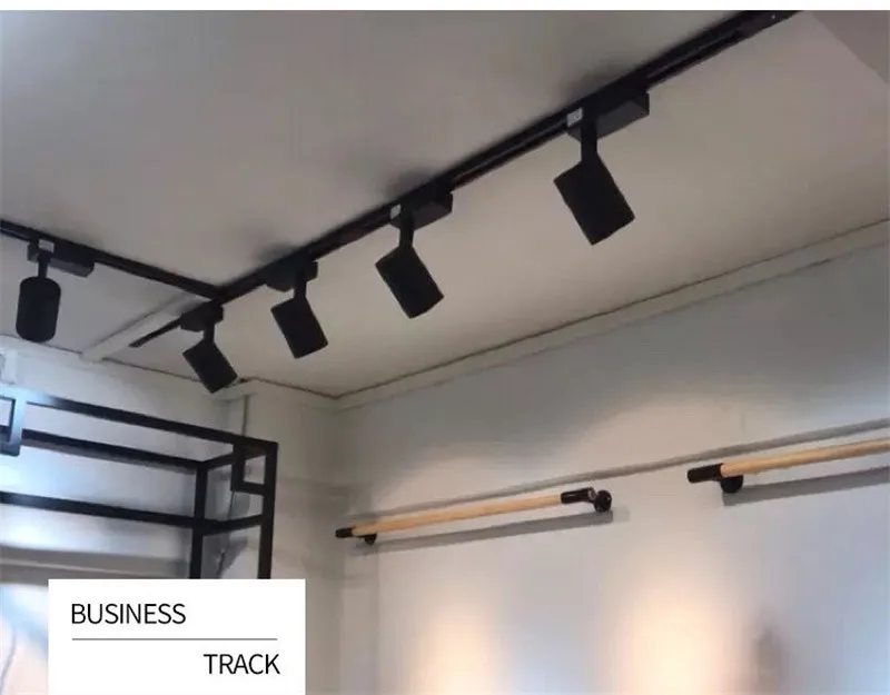 Mrosaa LED Track Light 220V 10W COB Track Lamp Lights Rail Spotlights ...