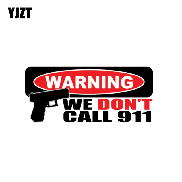 Gun Warning Stickers