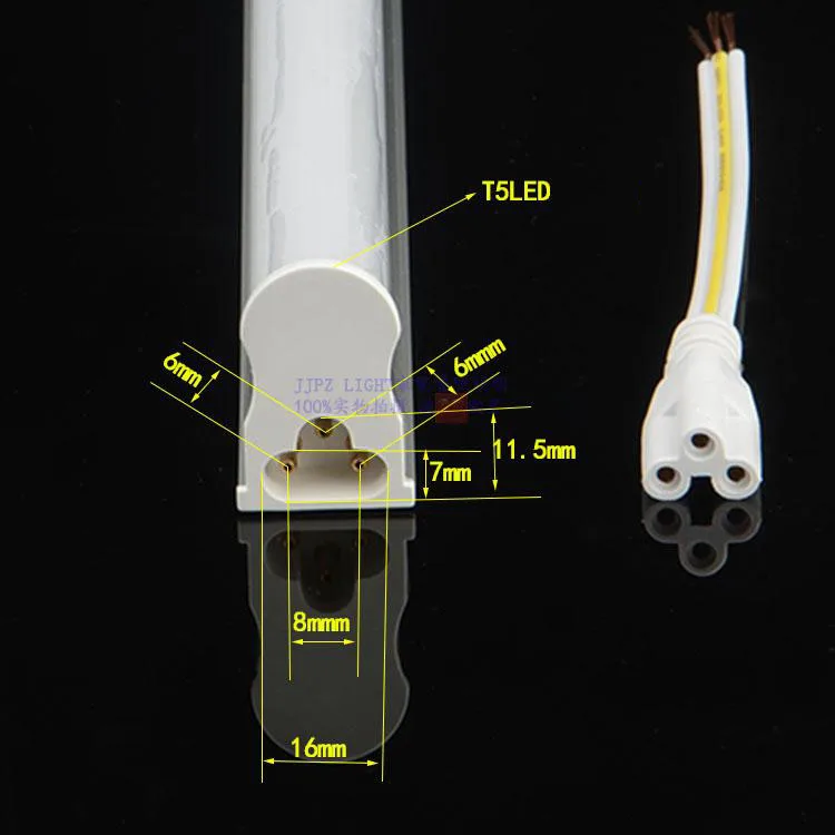 10PCS T8 / T5 15cm 3 pin 1 plug, led wire cable connector for integrated LED tubes -in Portable ...
