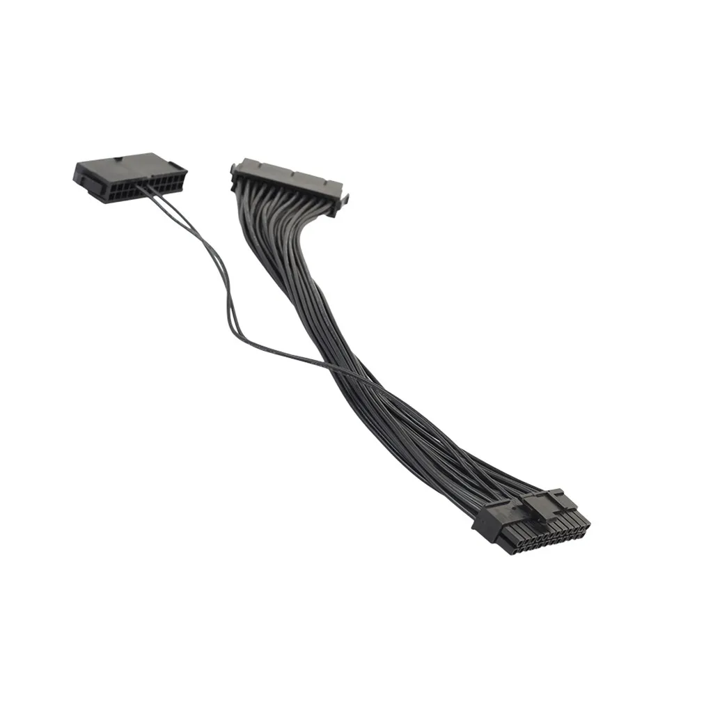 2X Dual PSU Power Cable 24Pin 20+4 Dual PSU ATX Power Supply ...
