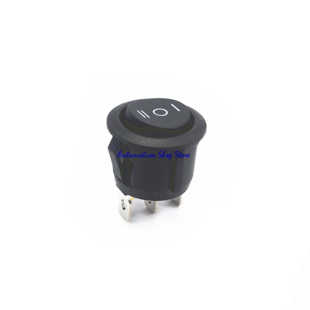 5pcs Round Type Switch Ac 6a/250v 10a/125v 3p On-off-on Spdt 3 Position ...