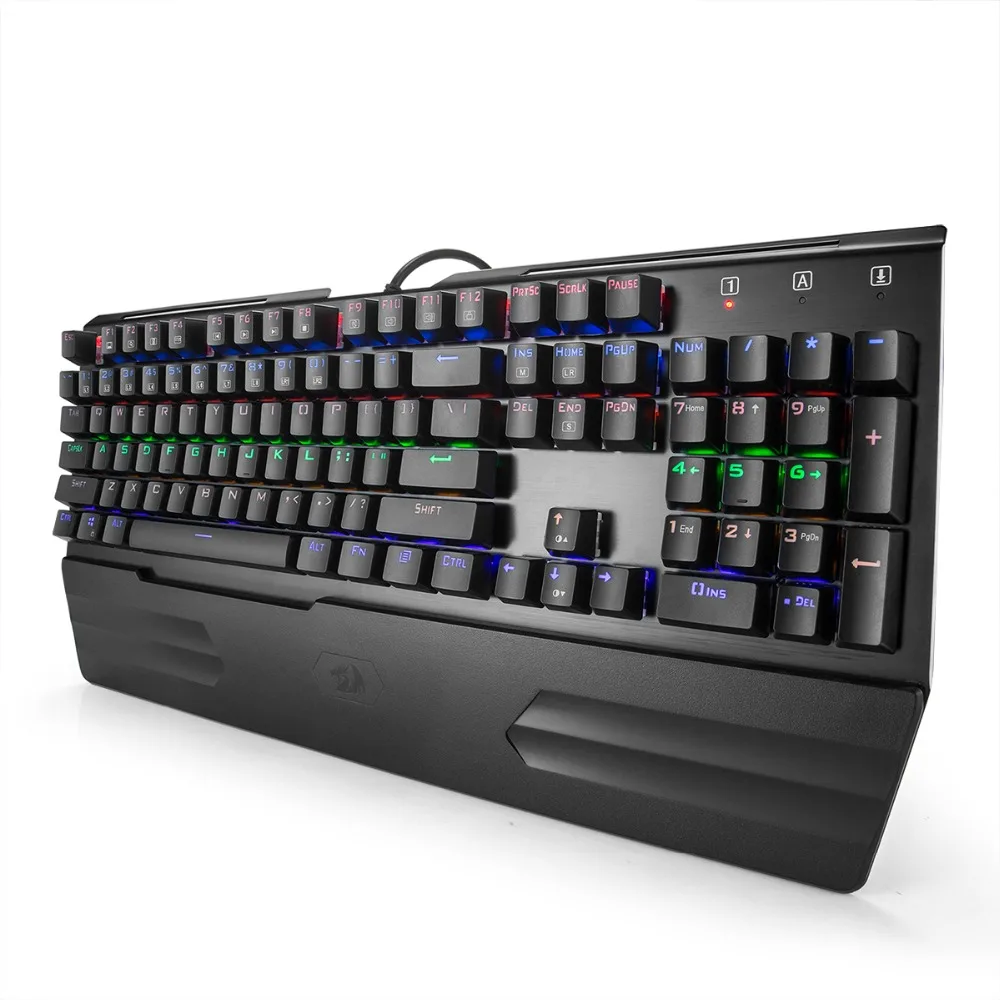 Redragon K560 Mechanical Keyboard Black Key Led Backlit Multimedia Usb Wired Gaming Computer ...