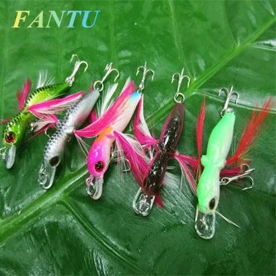FANTU New Hard Bait Bird Lure 3g/55mm Fishing Bait artificial Hard ...