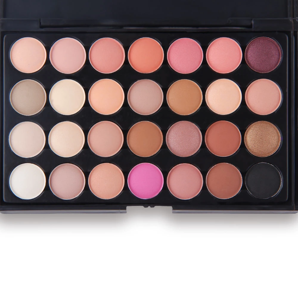 Neutral Professional 28 Colors Ultra Shimmer Eyeshadow Palette Natural ...