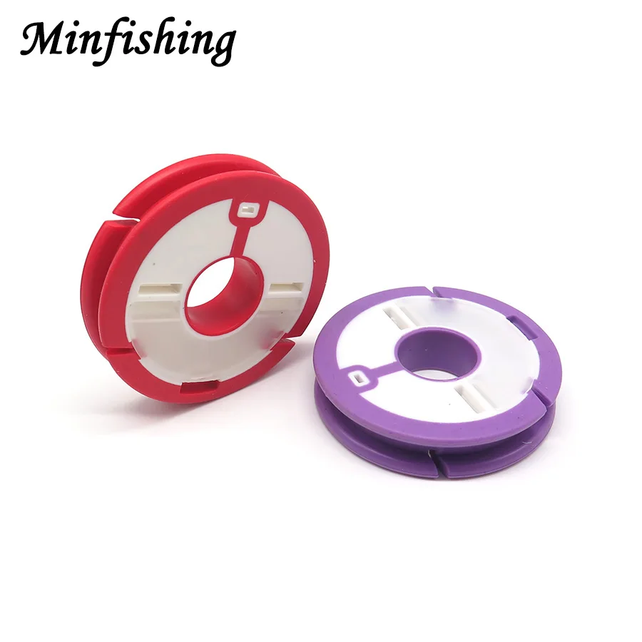10PCS/Box Diameter 60mm Fishing Line Coils Plastic and Rubber Winding ...