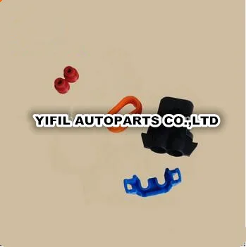 100pcs/lot 2 Pin/Way Black Metri Pack 150 Sealed Female Auto Connector ...