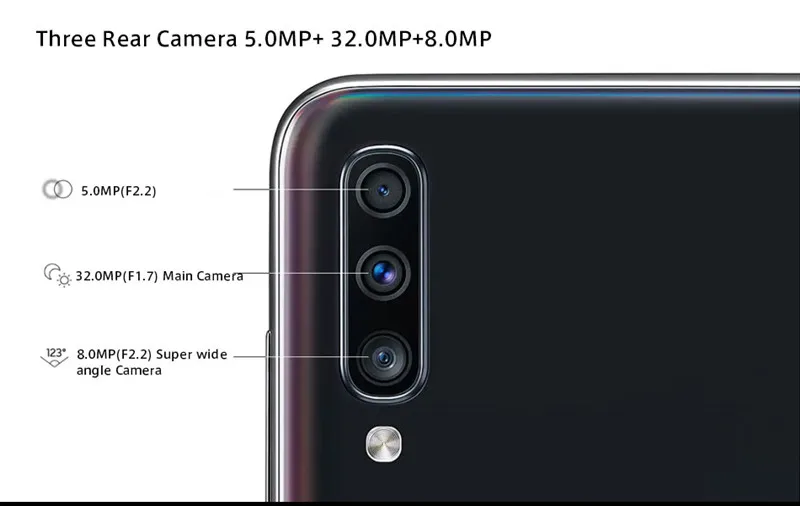 Samsung Galaxy A70 A7050, 8 ГБ ОЗУ, 128 Гб ПЗУ, две sim-карты, четыре ...