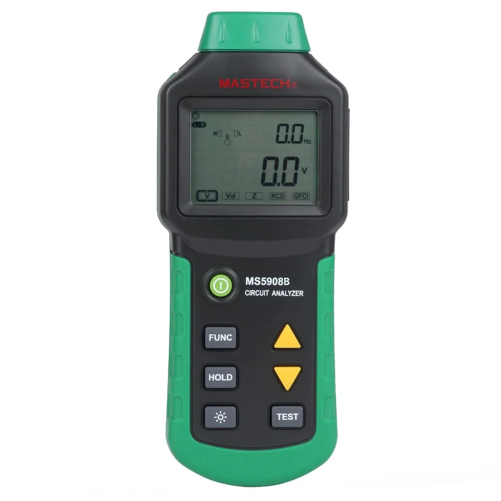 Mastech Ms5908b Trms Voltage Tester Circuit Analyzer Trms Ac Voltage