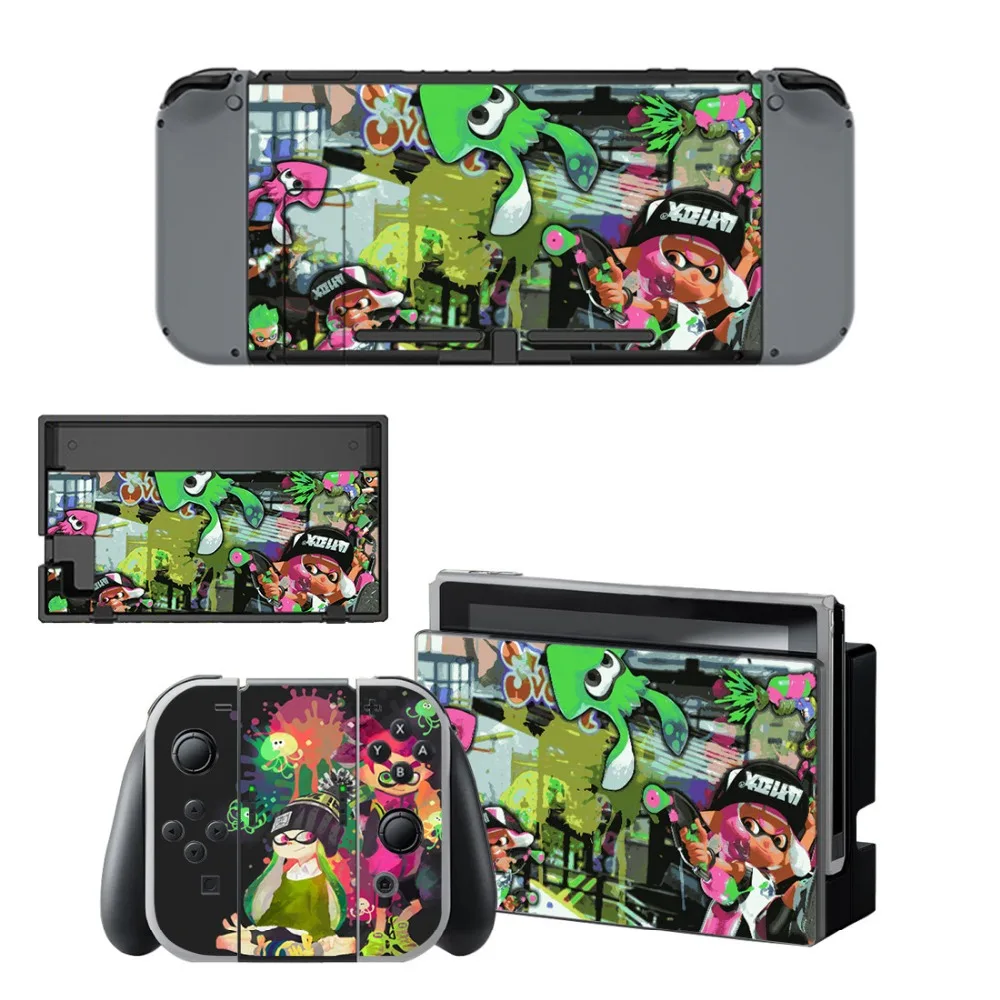 Splatoon 2 Skin Sticker for Nintendo Switch Console and Controller ...