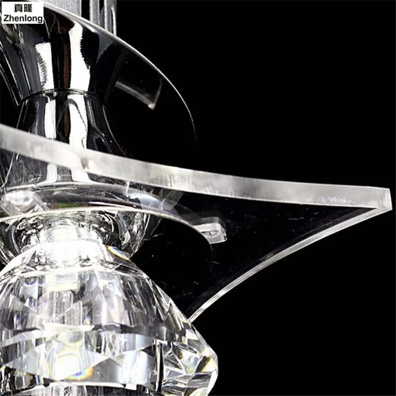 Modern Led Ceiling Light Moon Star Crystal Hanging Lights Creative ...