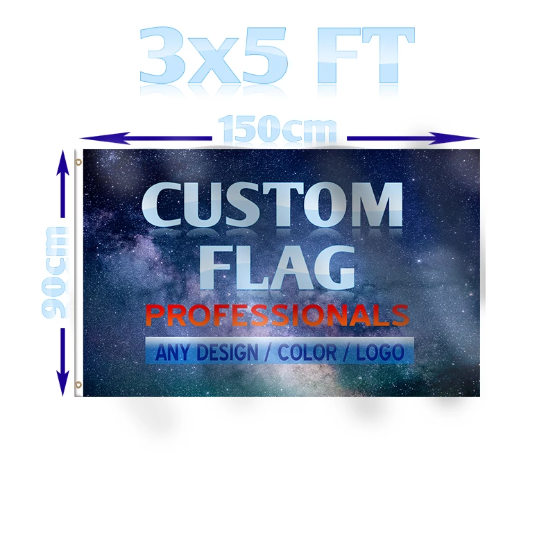 BENFACTORY Store Custom Flag 3x5ft Single Layer 100D Polyester with ...