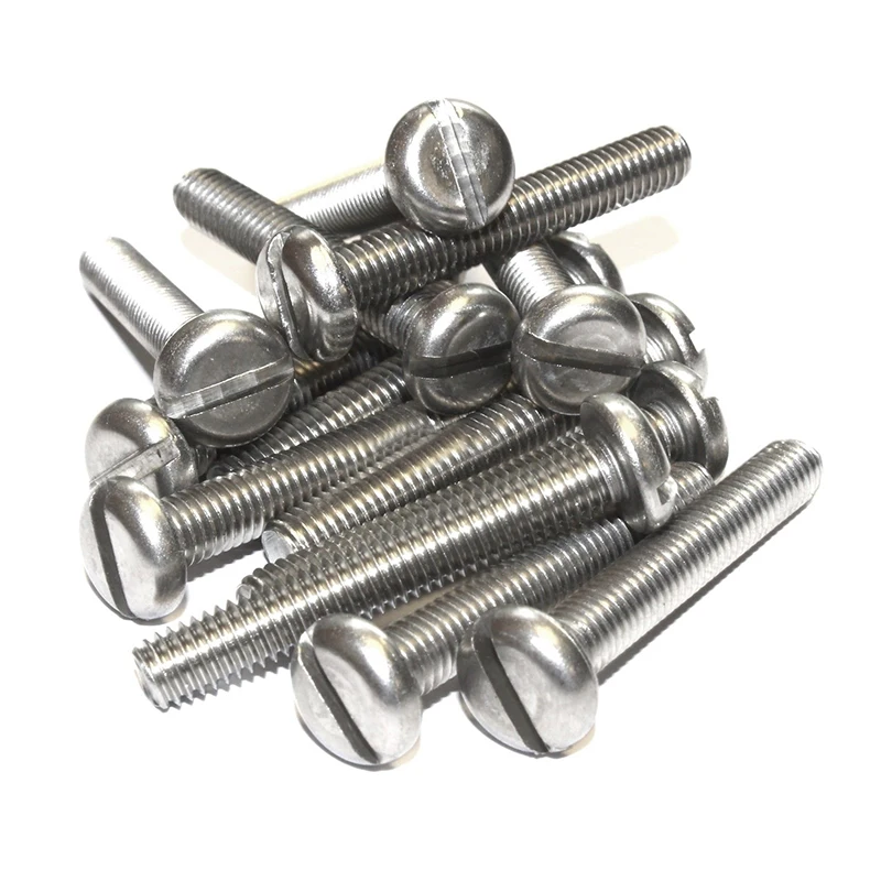M3 Stainless Steel Machine Screws Slotted Pan Head Bolts M3 20mm M3 Stainless Steel Machine Screws Slotted Pan Head Bolts M3 20mm