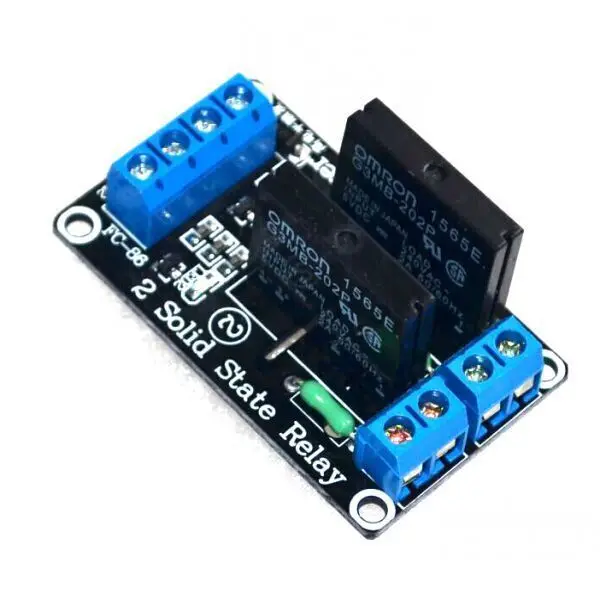 5V 2 Channel SSR Solid State Relay Module OMRON G3MB For uno 2560 R3 ...