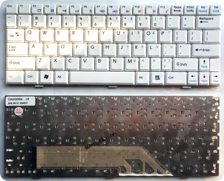 EUA Para MSI U100 U100X U110 U115 U123 U120 U90 U90X U9 U10 Teclado Do ...
