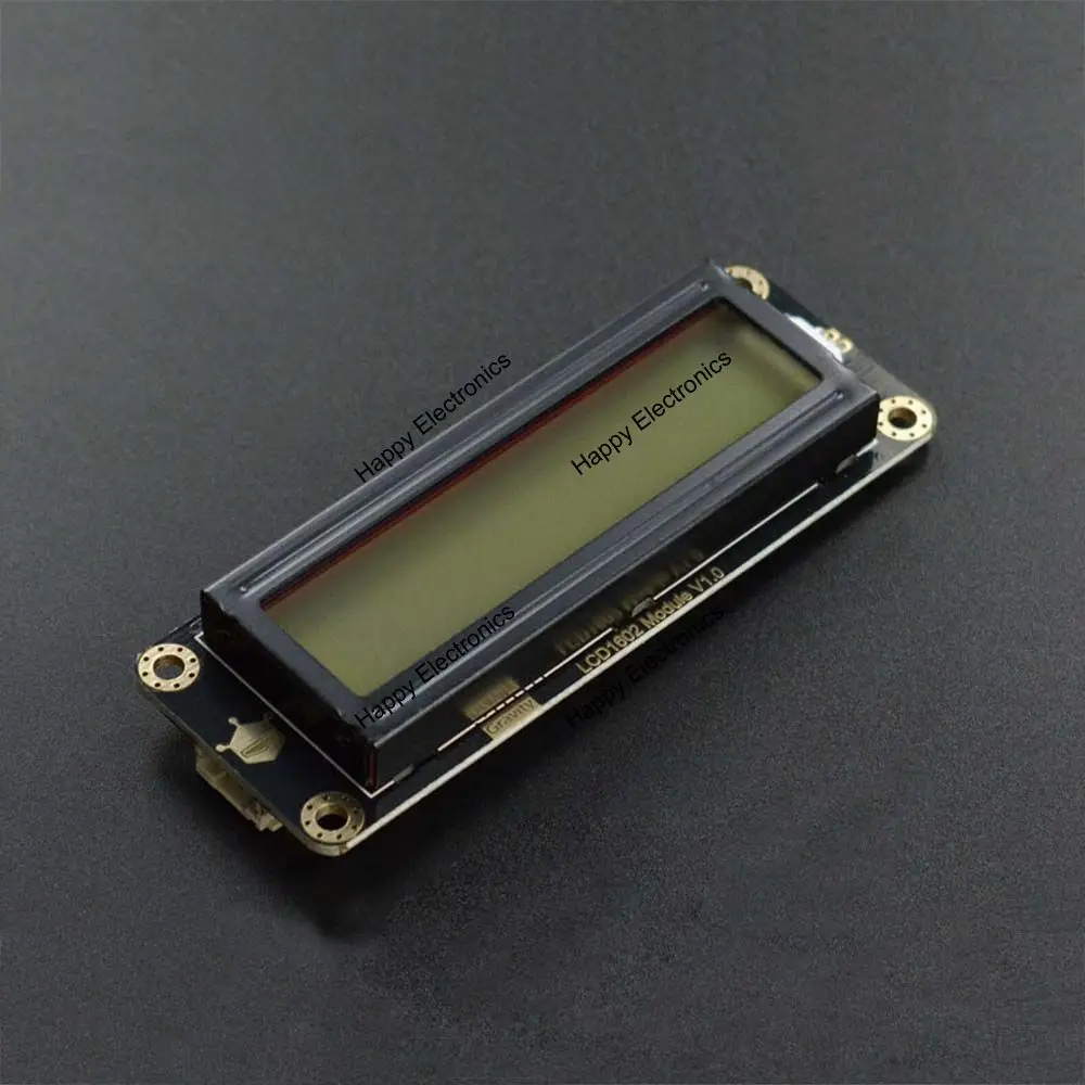 DFRobot Gravity IIC/I2C LCD1602 Arduino LCD Display Module, 3.3~5.0V ... DFRobot Gravity IIC/I2C LCD1602 Arduino LCD Display Module, 3.3~5.0V ...
