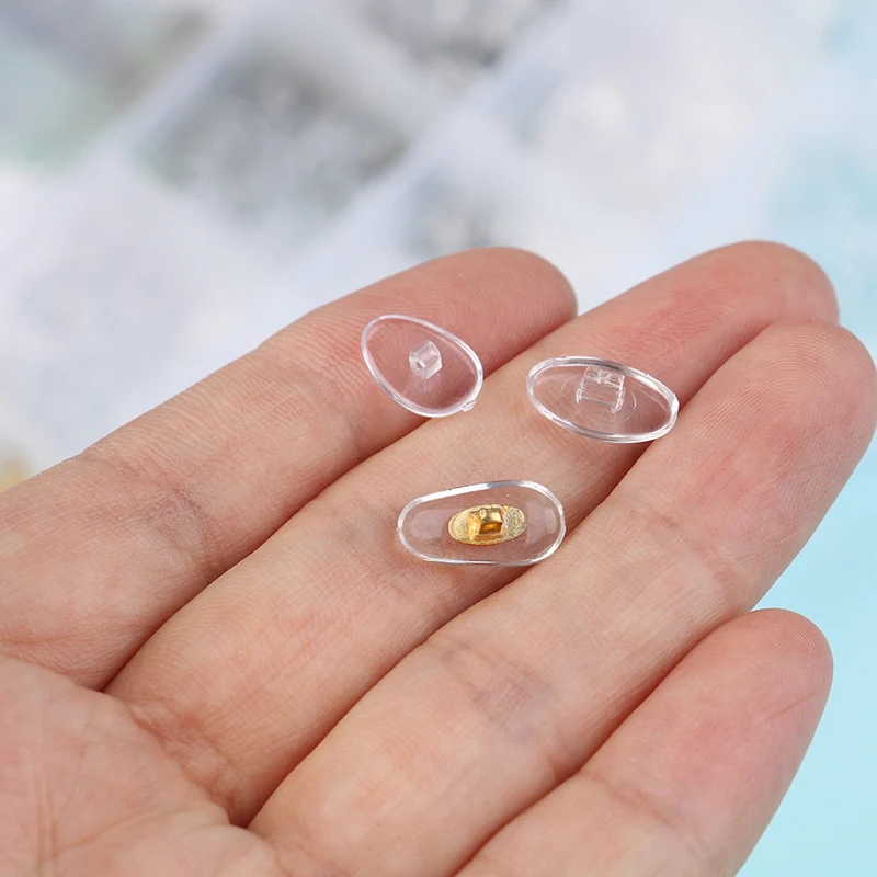 300Pcs Nose Pads For Eyeglass Silicone Nose Pads Anti Slip 15 Styles 