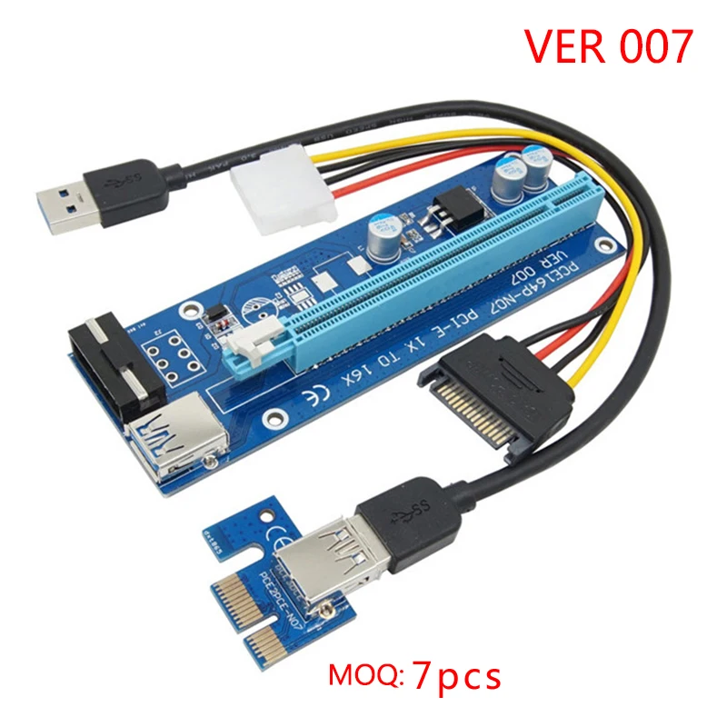 60cm PCI E PCI E Express 1x to 16x graphics Card Riser Extender Adapter ...