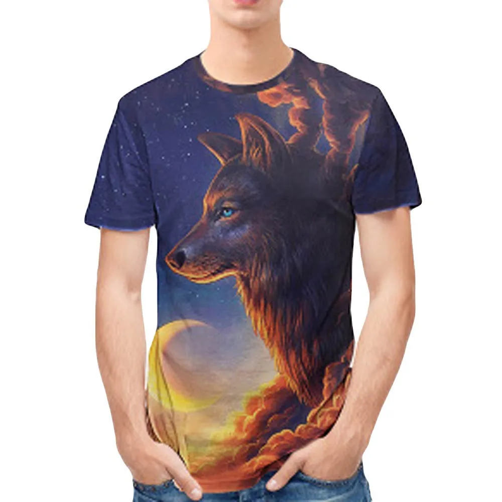 Wolf Print Blouse