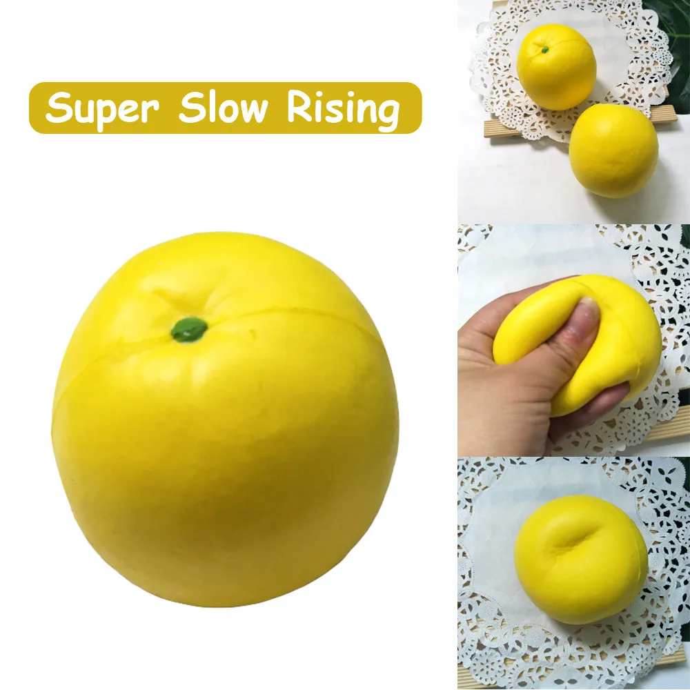 Mini Fruit Antistress Squishy Lemon Slow Rising Squishies Anti stress ...
