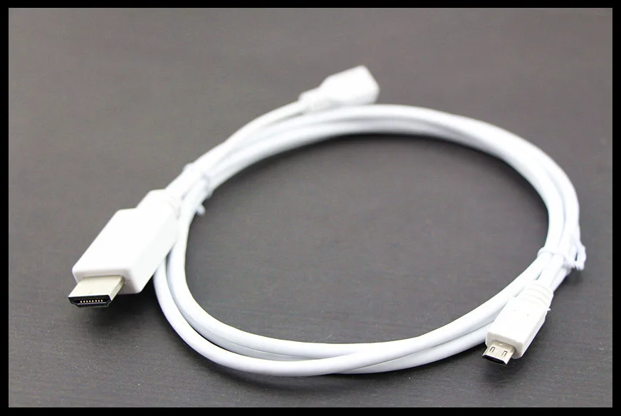 MHL Micro USB To HDMI Adapter Cable For Samsung Galaxy S2 Note HTC 10Ft White|cables hunting ...