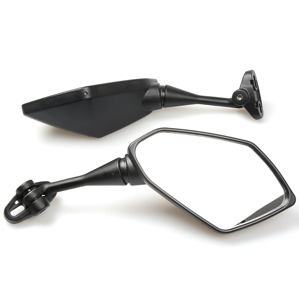 Universal Motorcycle Mirrors motorbike ABS Plastic Rearview side Mirror ...