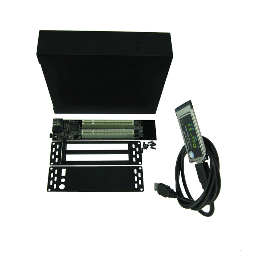 ExpressCard 34 or 54 to 2 Slot PCI adapter riser Card express card port ...