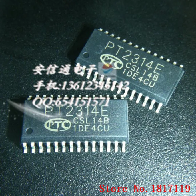 Free Shipping PT2314E SOP28 new imported PROCHAN PTC quantity excellent price quality assurance ...