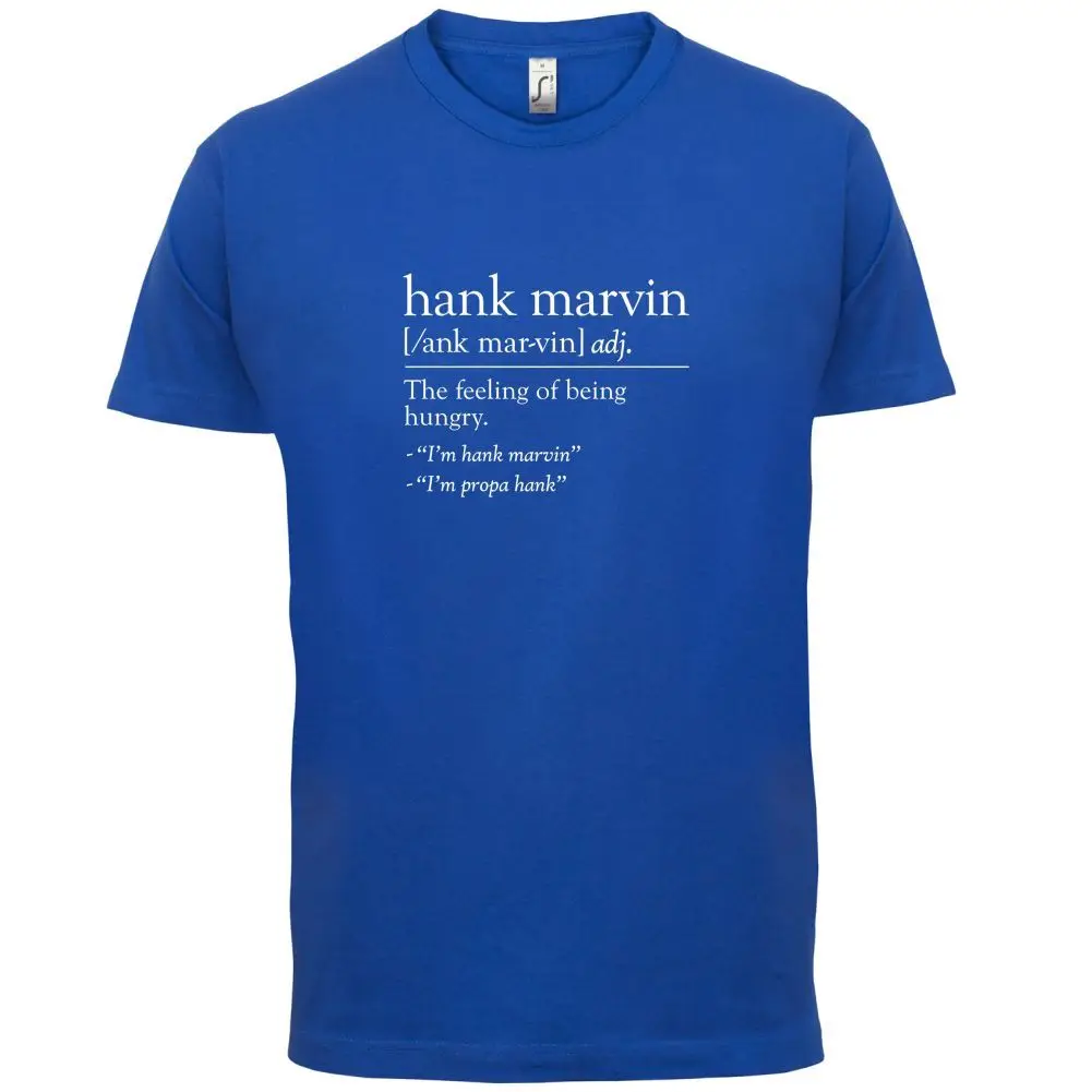 Hank Marvin Definition Mens T Shirt Funny / Meme / Starving / Cockney ...