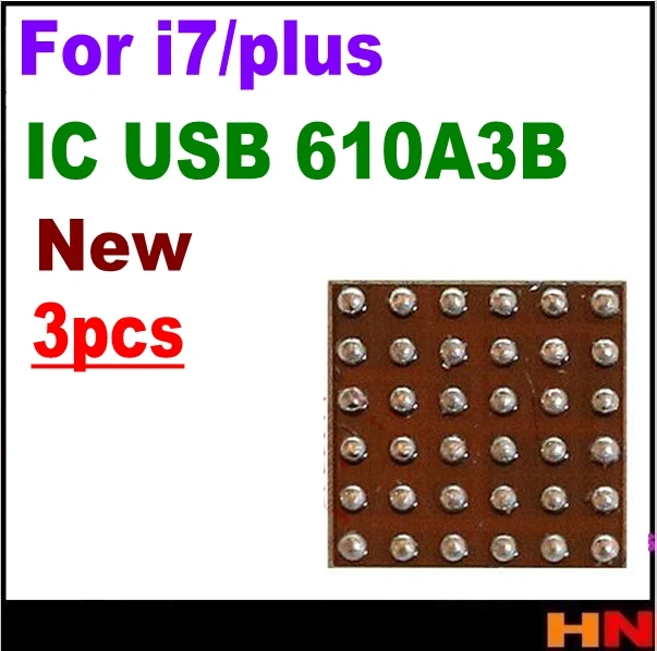 3pcs 100% new origfor iphone 7 7plus usb charger ic BGA 36 pins 610A3B ...