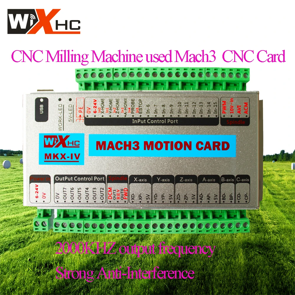 Buy Selling 4 Axis Mach3 System Cnc Motion Controller Board With 2mhz Usb 