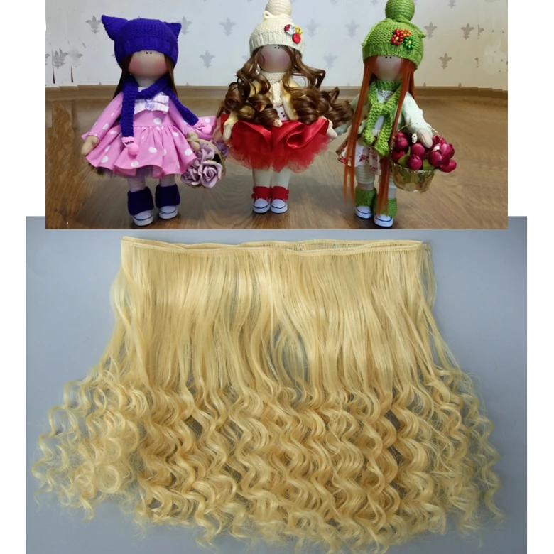 20-cm-high-temperature-heat-resistant-handmade-cloth-doll-hair-BJD-diy ...
