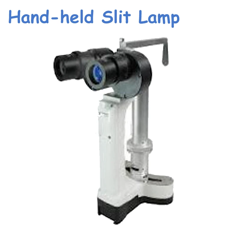 Hand-held Slit Lamp Portable Miniature Fracture Microscope 10x/ 16x Ophthalmic Examination ...