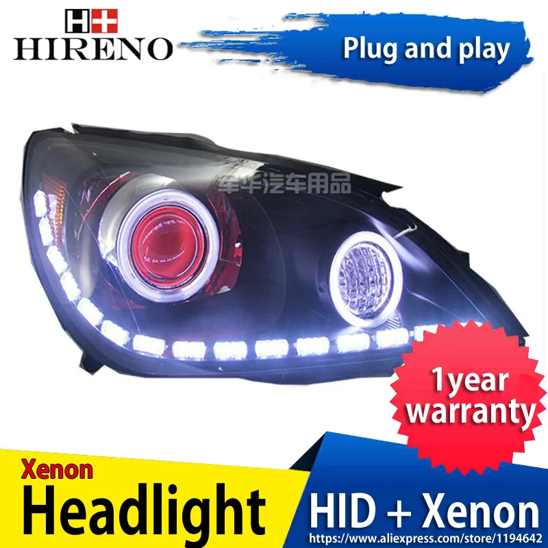 Car Custom Modified Xenon Headlamp For Mitsubishi Lancer 2006-08 ...