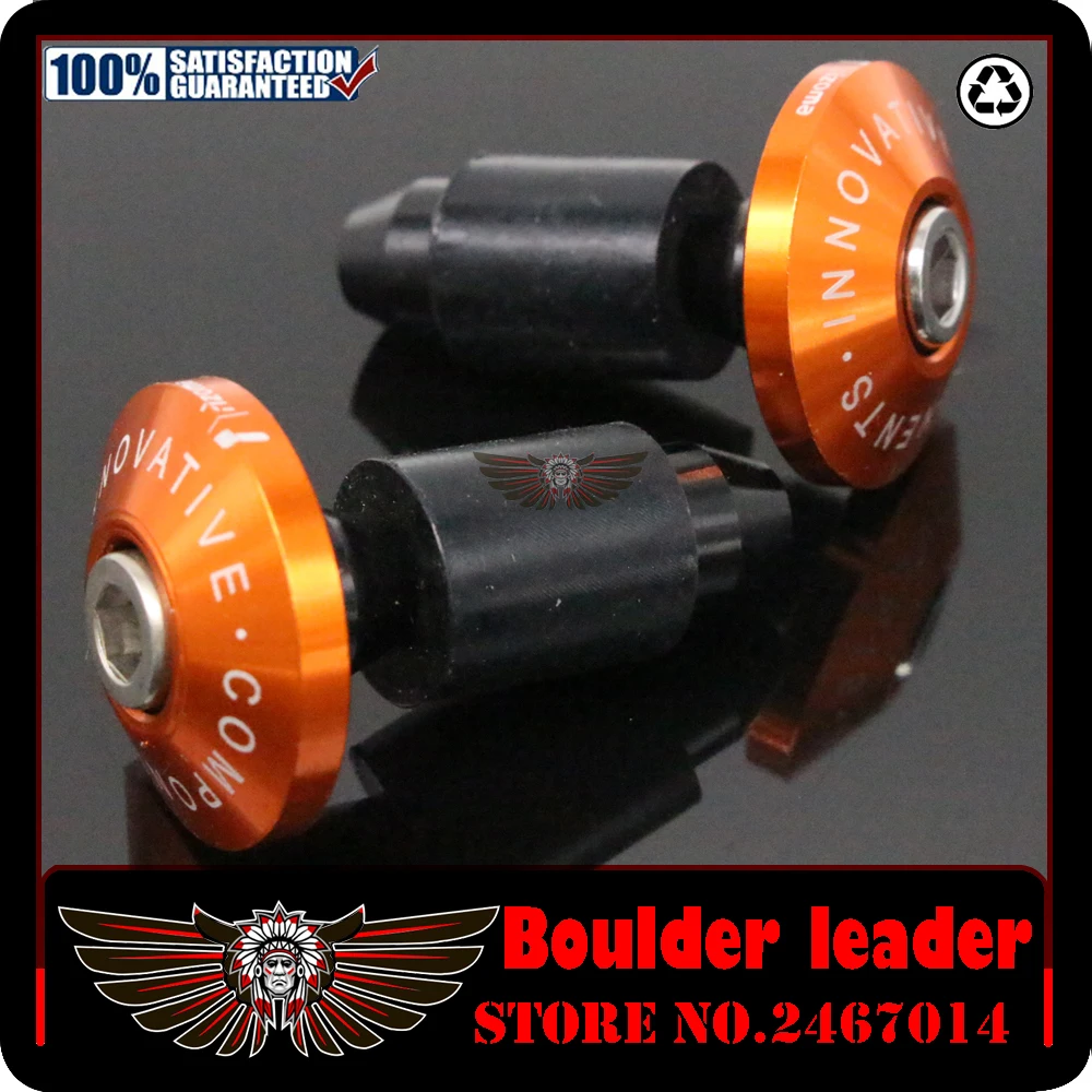 Motorcycle Universal 7 8 22mm Cnc Handlebar Grips Ends Bar Ends