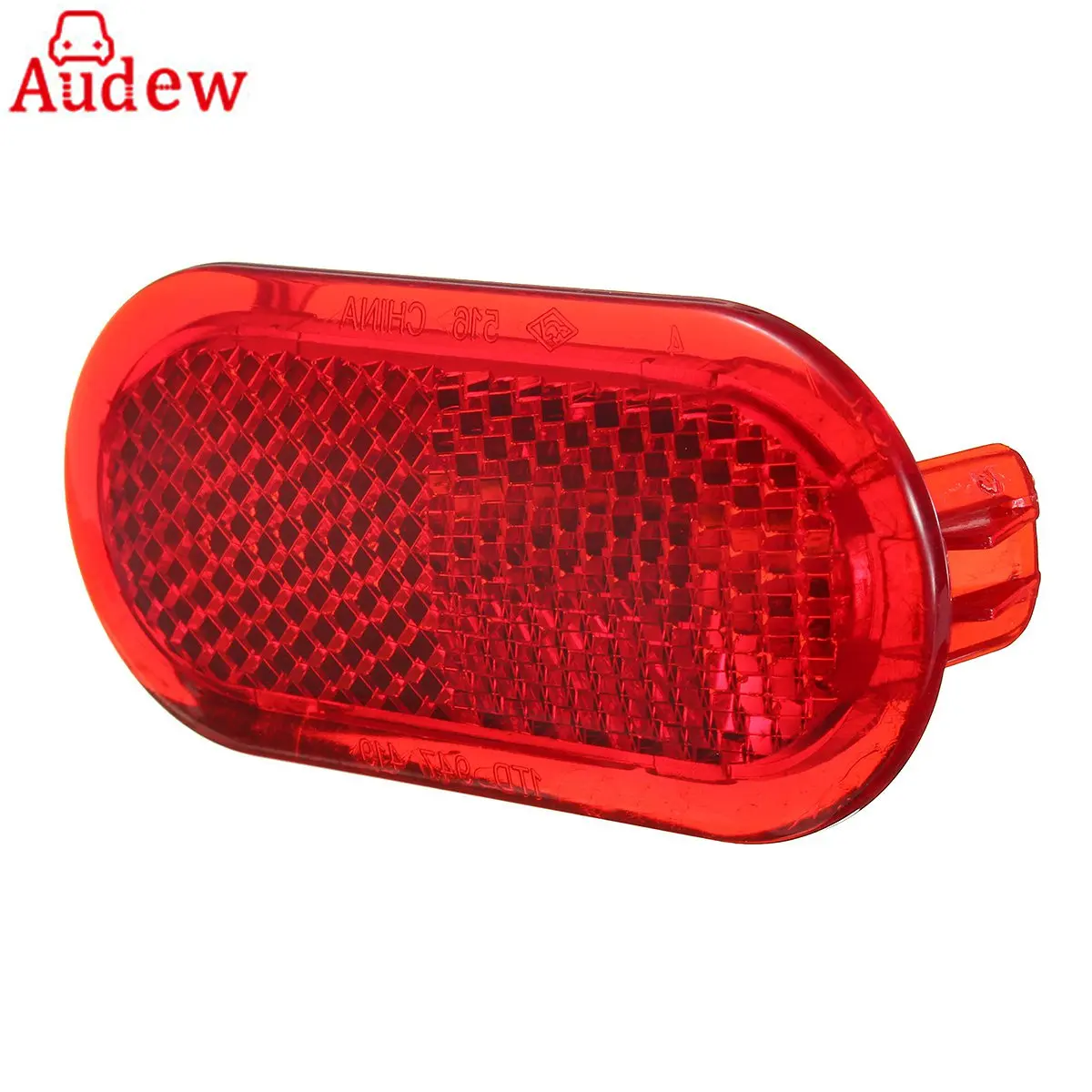 1pc porta do carro lâmpada vermelho luz de advertência refletor para vw ...