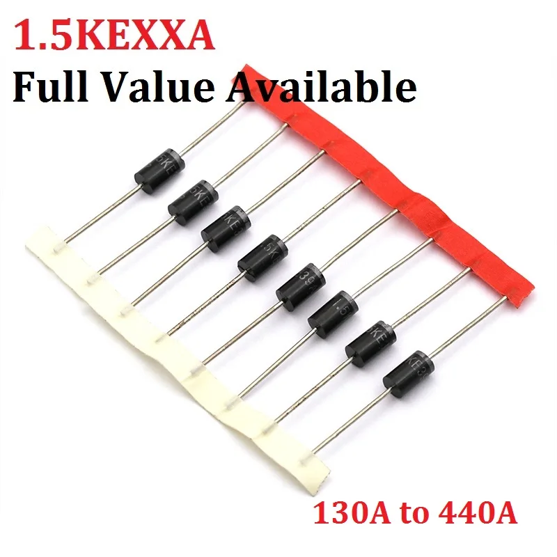 Livre o Navio 20PCS 1.5KE 1.5KE130A 160A 180A 200A 220A 250A 300A 350A ...